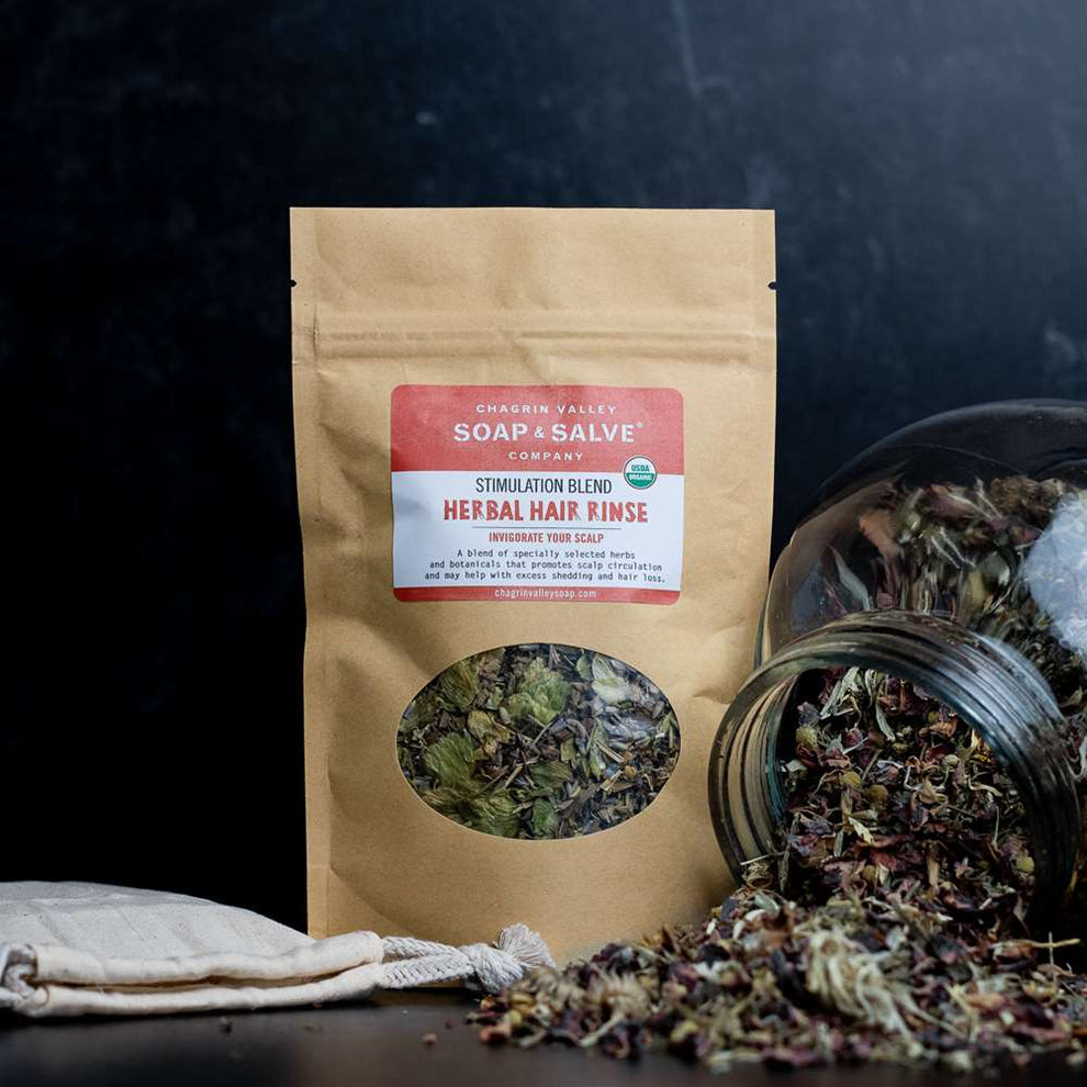 Organic Hair Tea Herbal Rinse - | Chagrin Valley Soap and Salve ...